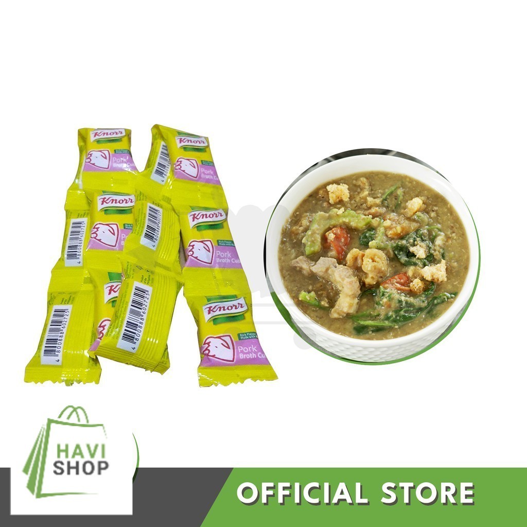 Knorr Pork Cubes Singles 10g Set of 12 HAVI SHOP | Shopee Philippines