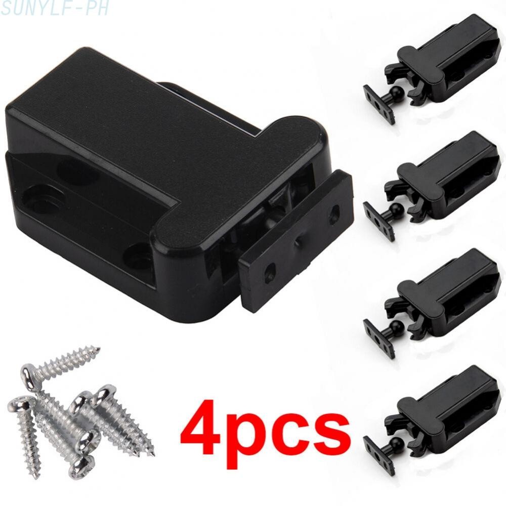 Push Catch Cabinet Door Hardware Set 4X Drawer Mechanism with ...