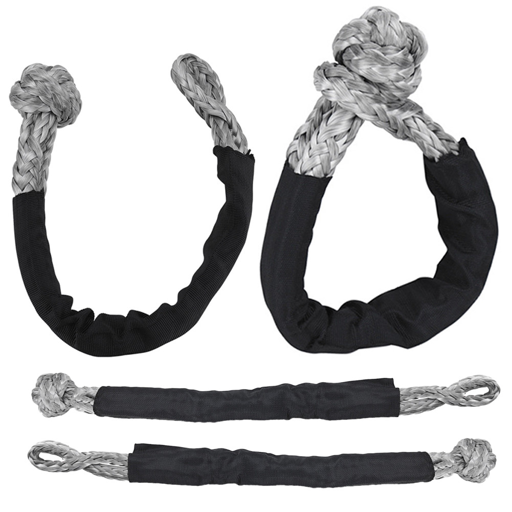 sportfront Heavy Duty Tow Shackle Strap Synthetic Soft Shackle for ...