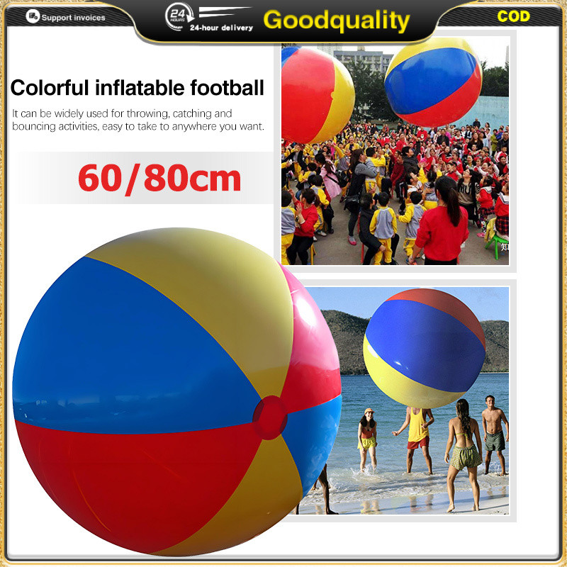 60/80cm Beach Ball/Water buoyancy ball,Inflatable Children PVC ...
