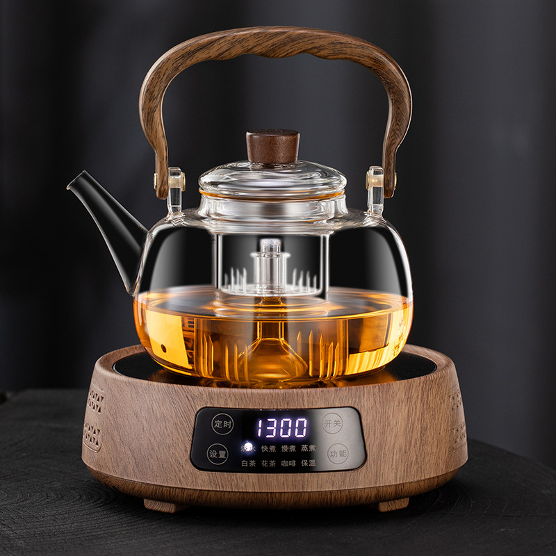 2024New Glass Teapot Thickened Heat-Resistant Explosion-Proof Household ...