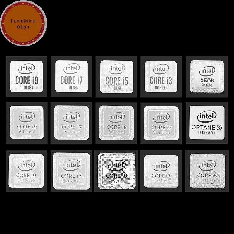 homeliving01 10th Generation Intel Core i9 i7 i5 i3 CPU Metal Sticker ...