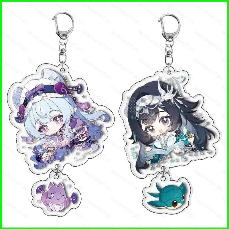 Ag1 Genshin Impact Lan Yan Acrylic Keychain Backpack Pendant Yumemizuki ...