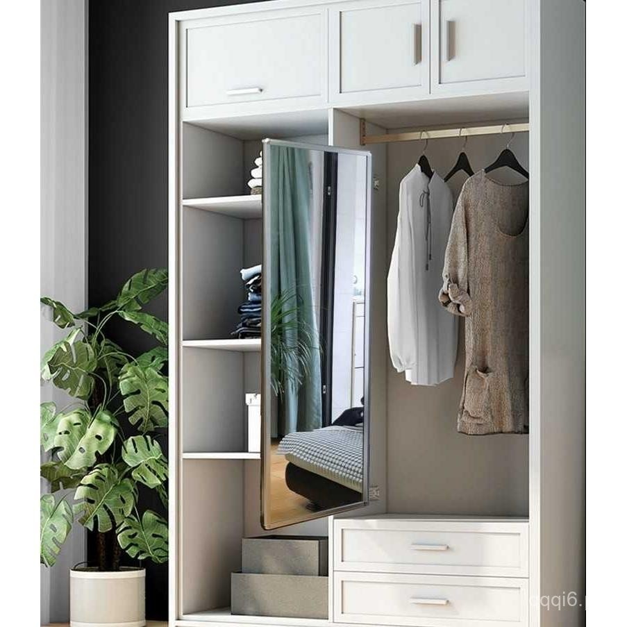 Clothing Dressing Mirror Cabinet Mirror Folding Mercury Glass Mirror ...