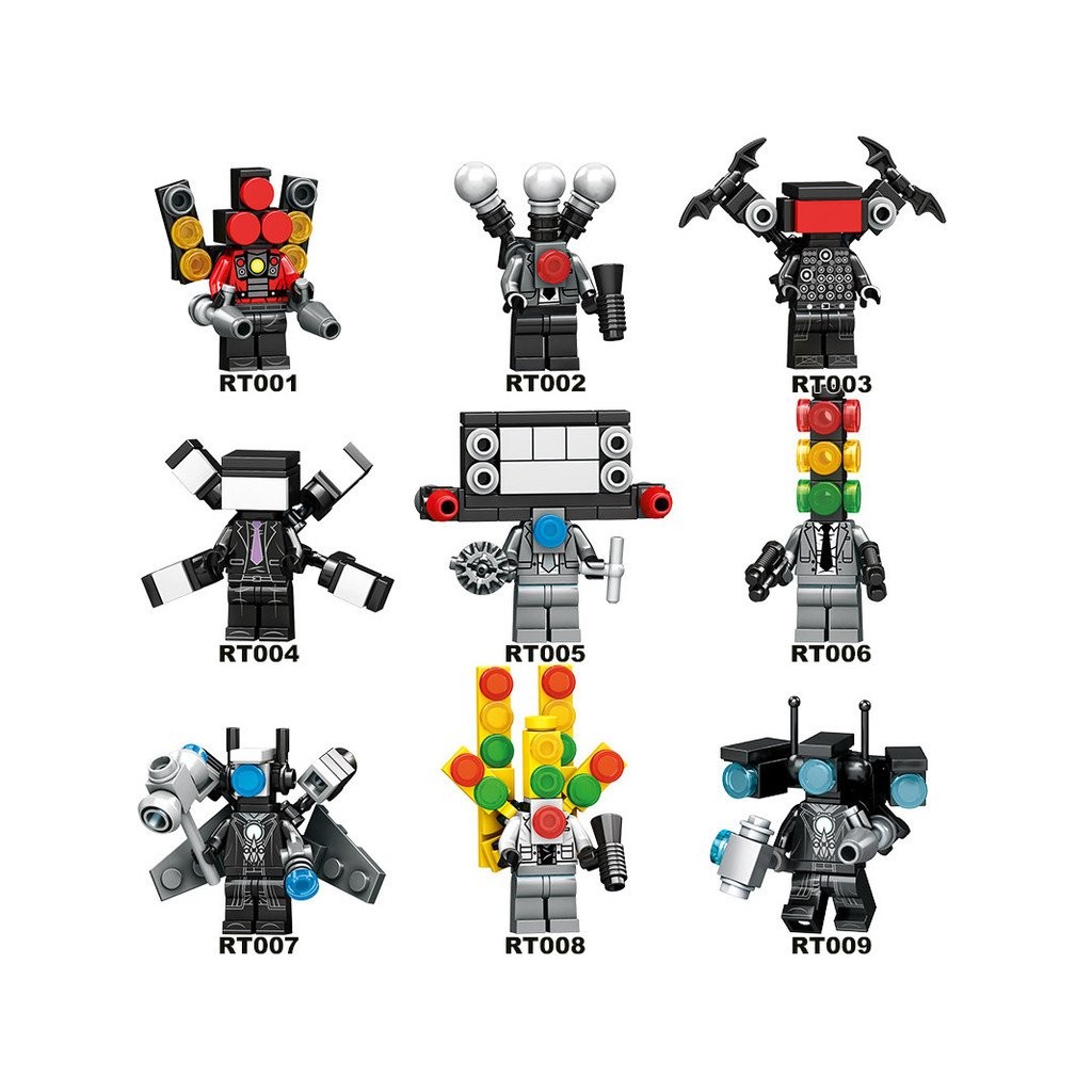 Monitoring Toilet Man Super Titan Speaker TV Man Assembly Building ...