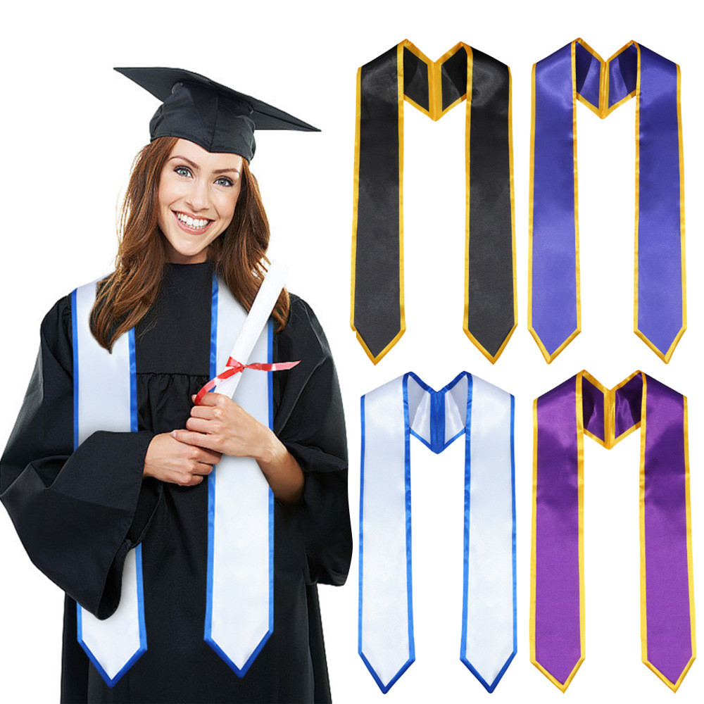 Academic Commencement Sash | 175cm Dual-Tone Honor Bestowal Stole in ...