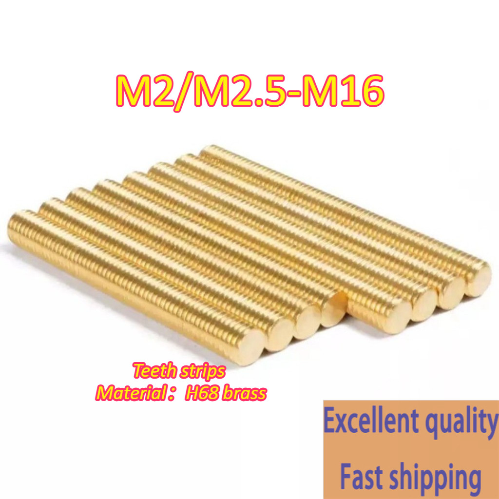 Brass Full Threaded Threaded Threaded Rod Copper Threaded Rod Brass ...