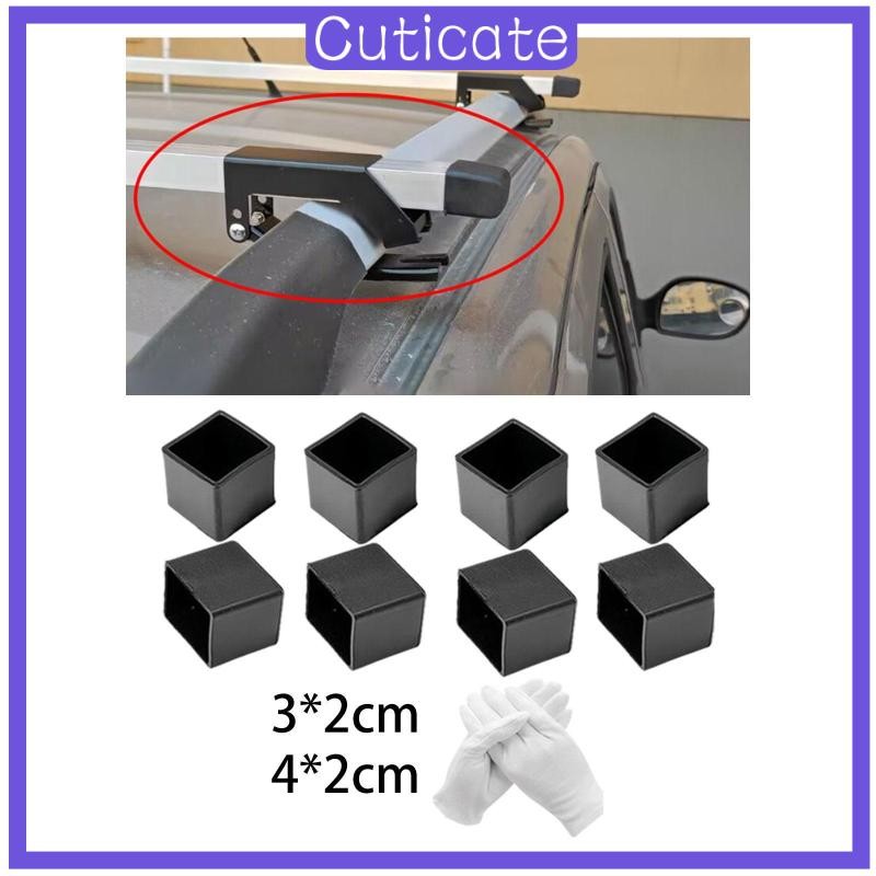 [CUTICATE] 8Pcs Car Roof Rack Crossbar Cover Stoppers Repair Parts Easy ...