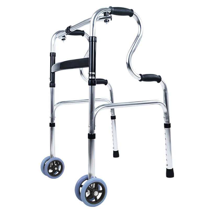 Stainless Steel Folding Walker for Elderly Aluminum Alloy Walking Aid ...