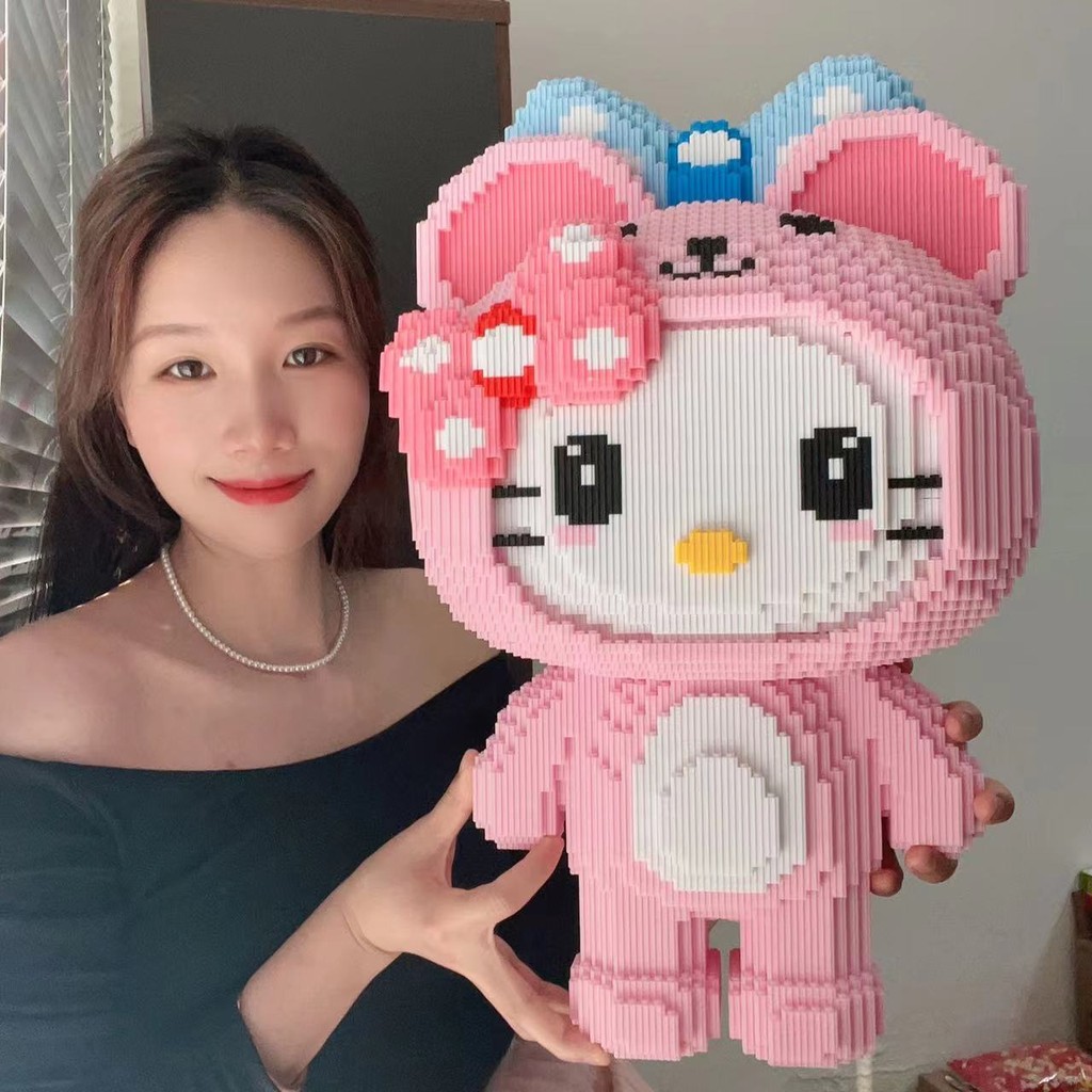 [1737 People Praise] Compatible with Lego Building Blocks Hello Kitty ...