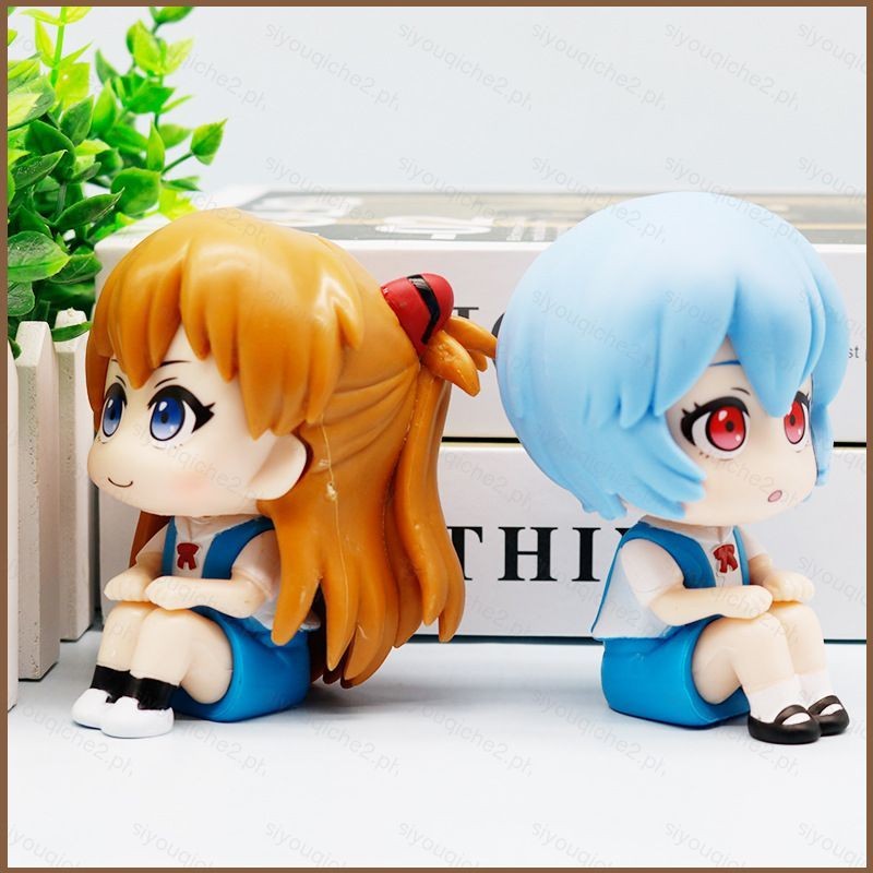 sy NEON GENESIS EVANGELION Action Figure Q version EVA Asuka Langley ...