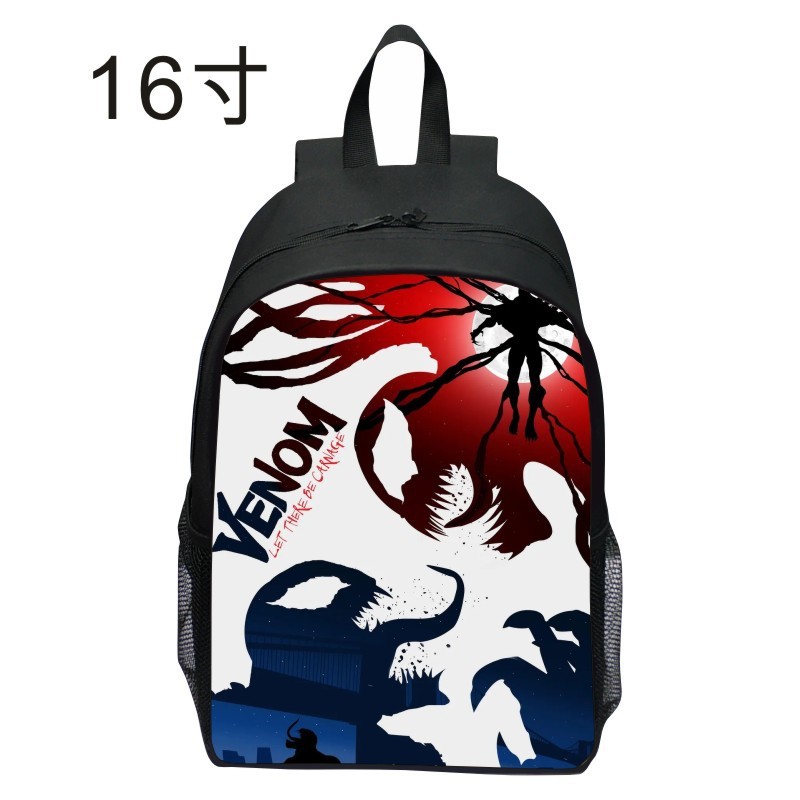 Venom Backpack Cartoon Spider Man Avengers Superhero School Bag ...