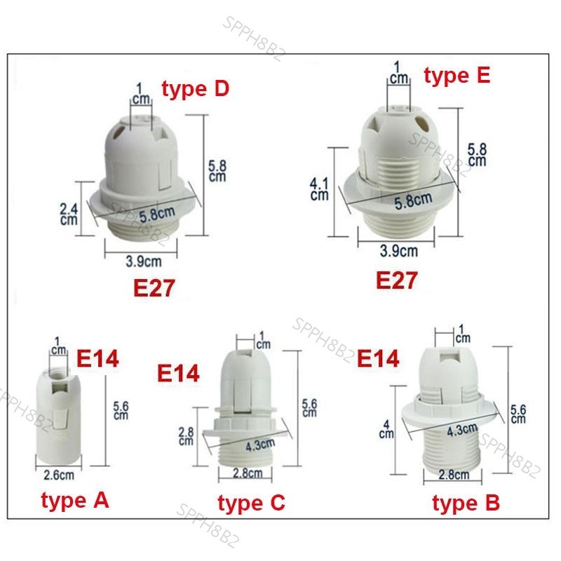 2A 250V E27 / E14 card-type lampholder socket led Light Bulb Lamp base ...