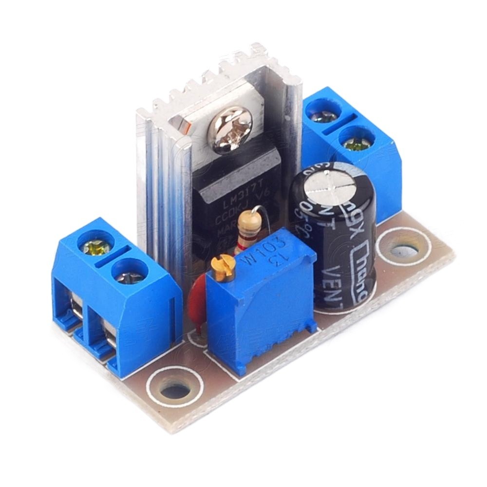 Step-down power supply module DC-DC DC converter LM317 adjustable linear regulator voltage ...