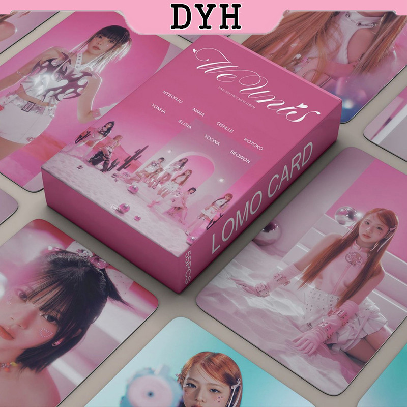 55pcs/box UNIS Photocards WE UNIS Album KPOP LOMO Card Collection Card ...