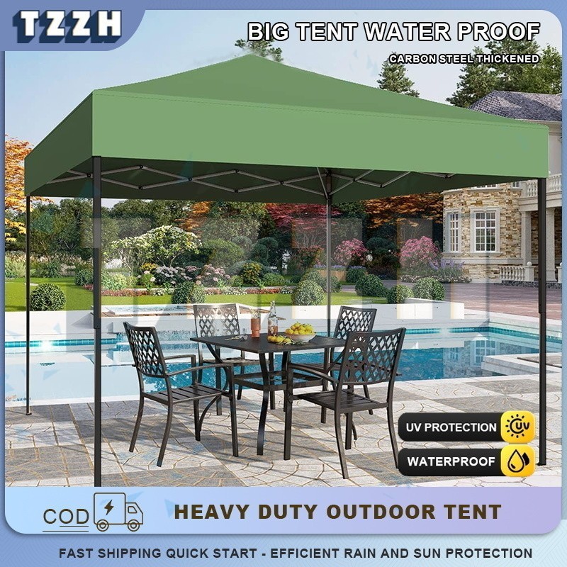 Retractable Tent 2x2/3x3 Big Tent Water Proof Folding Nylon Fabric ...