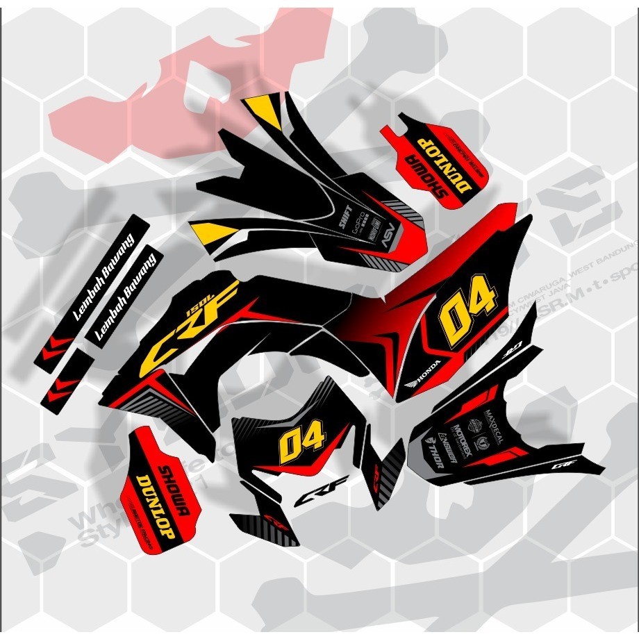Decal/sticker CRF 150L/DTracker/ WR155/ klx BF/klx Gordon/ full body ...