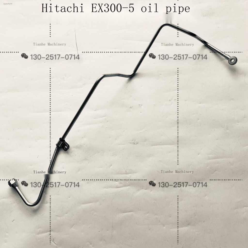 Excavator Hitachi EX300-5 oil pipe supercharger oil pipe engine 6SD1 ...