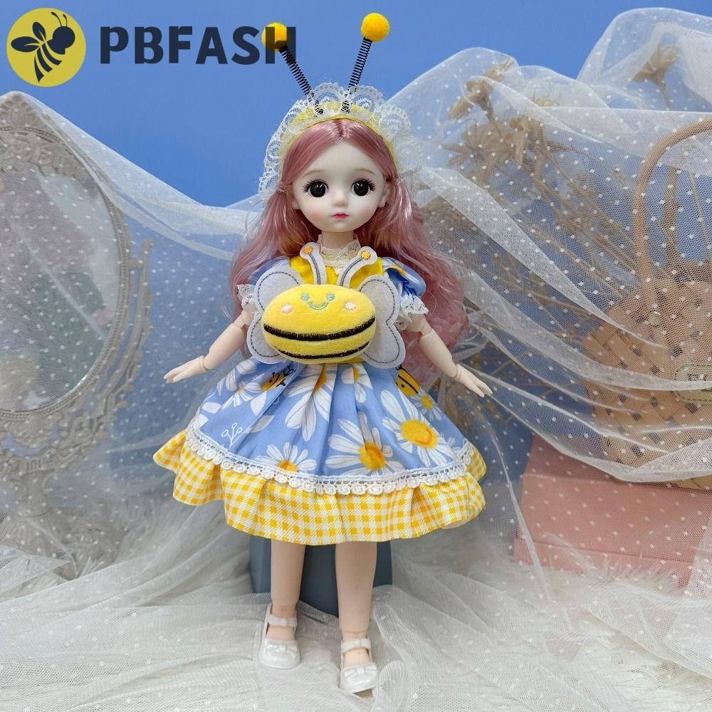 PBFASH 30cm Bjd Doll Toy, With Clothes Multiple Movable Girl's DIY ...