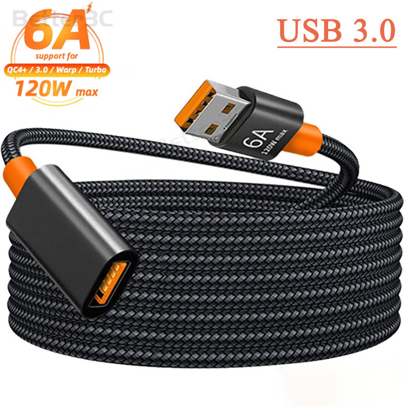 1.5M USB Extension Charging Cable Male To Female Extender Cord ...