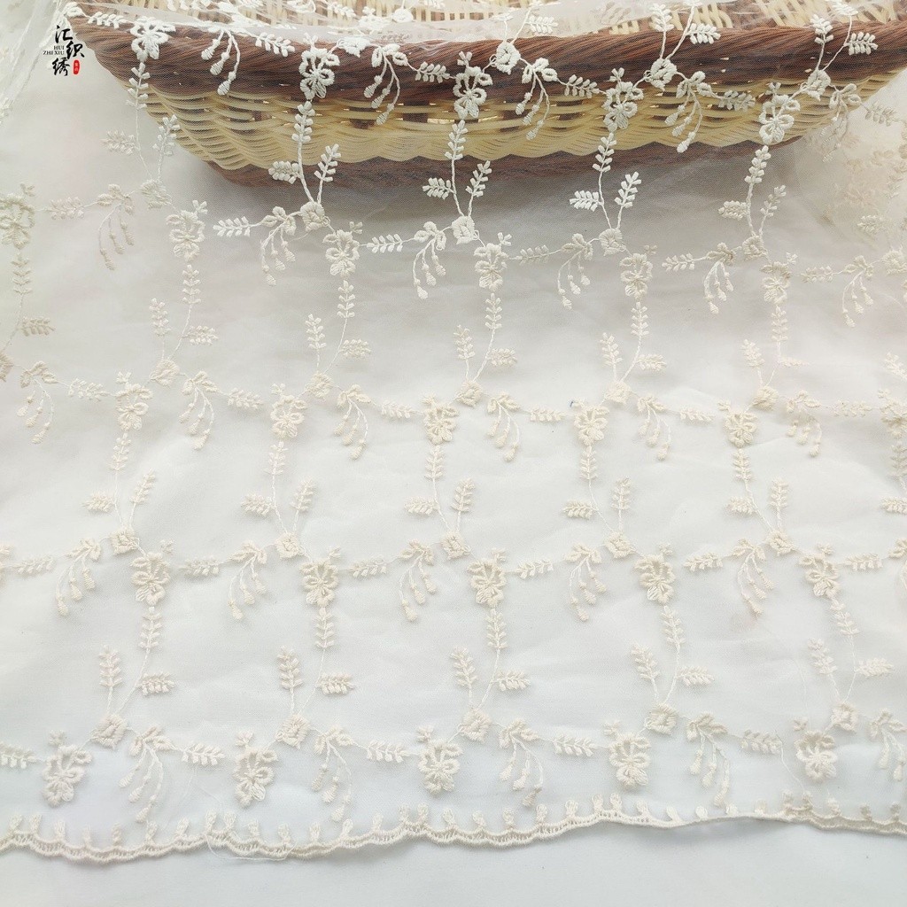 Fresh Mesh Embroidery Lining Cotton Thread Embroidery Embroidery Lining ...