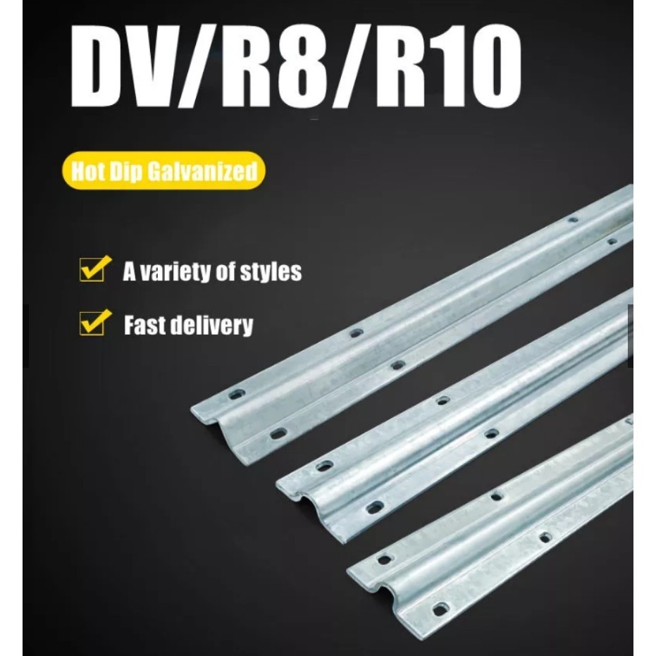 (COD)Sliding Gate Floor Guide Rail Bolt Down Galvanized Ground Track, U ...