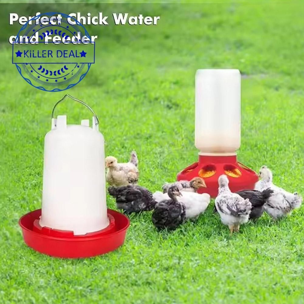 Automatic Feeding Set For Chickens Water Tank Drinking Pot Automatic ...