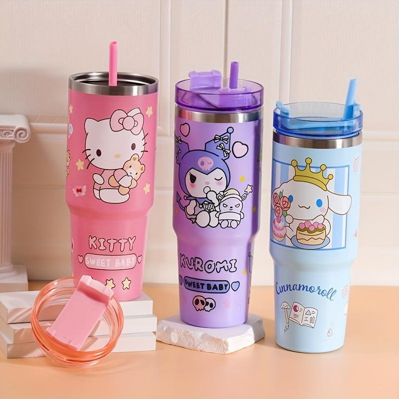 Korean Style Cute 304 Stainless Steel Tyeso Tumbler 900ml Large Capacity Thermos Bottle Cup ...