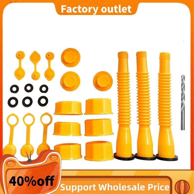 In Stock 3 Pack Gas Can Spout Replacement Improved Design Flexible Pour ...
