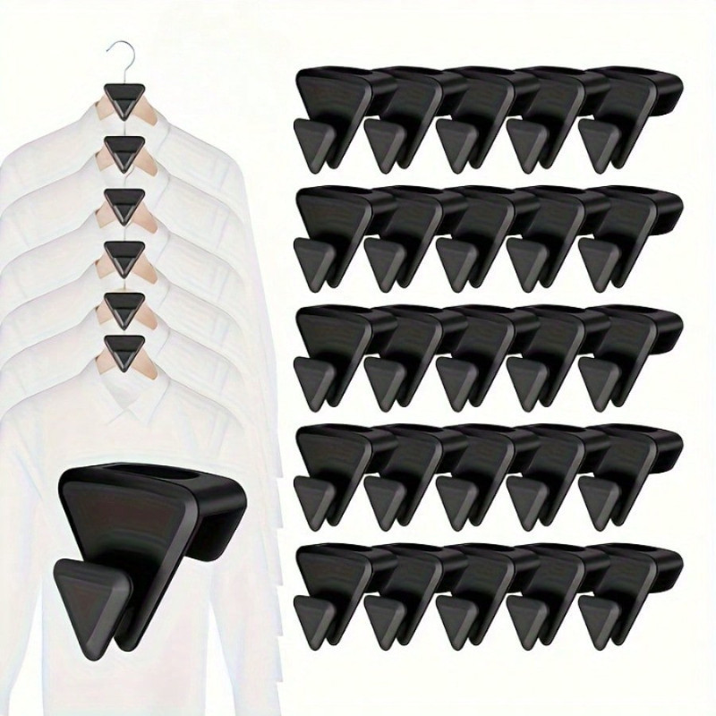 12pcs Space Saving Hangers Hooks, Space Savers with Triangles for ...