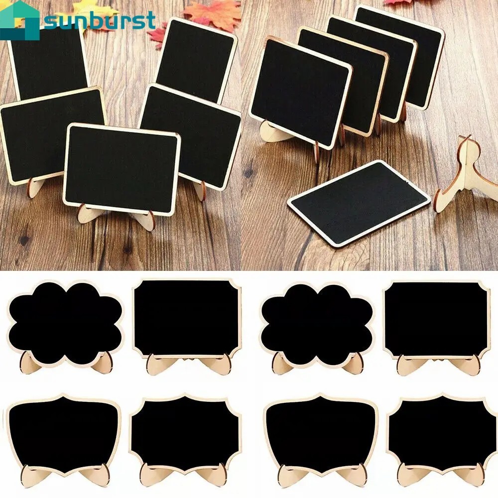 1/3/5Pcs Mini Hanging Chalkboard - Wooden Message Board - Birthday ...