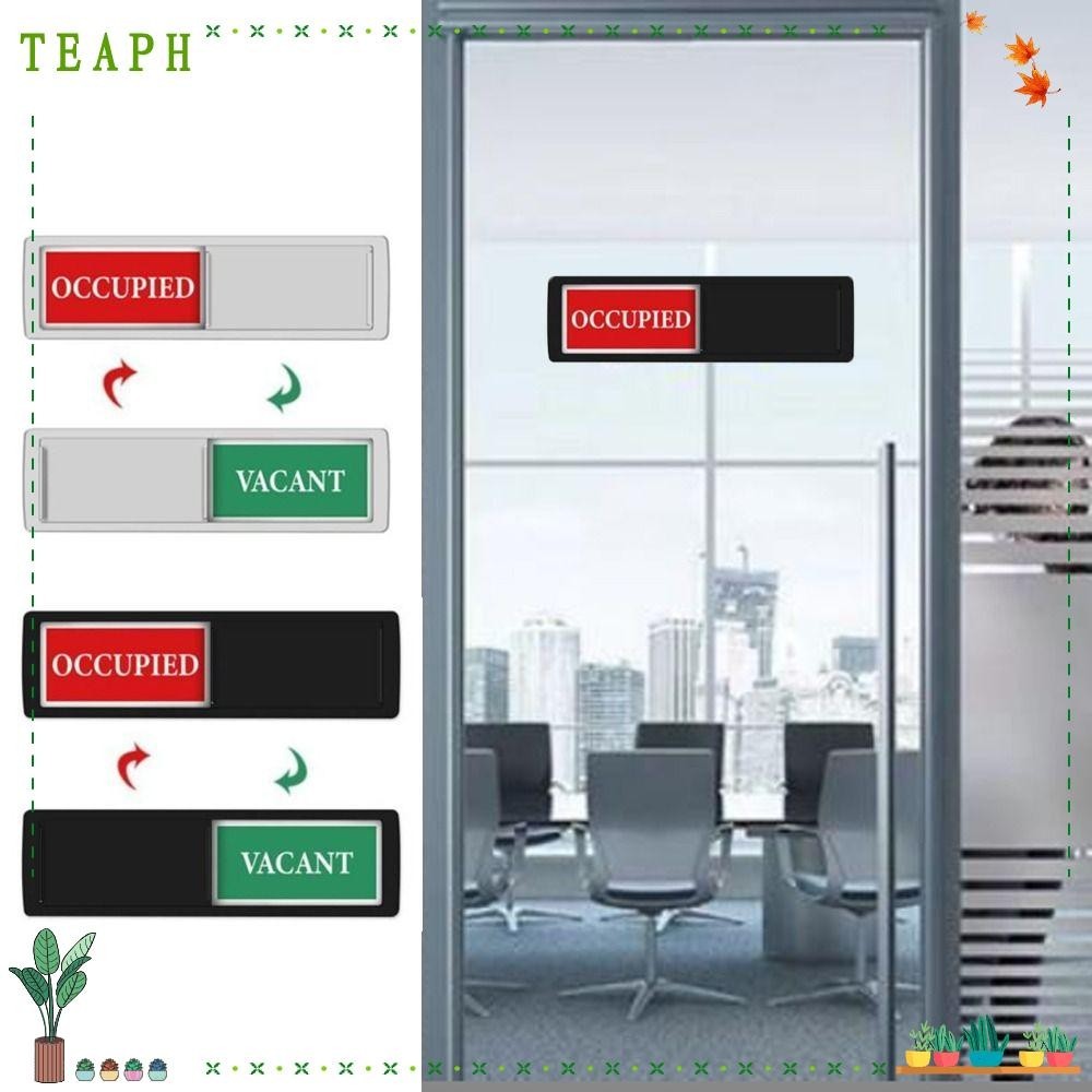 TEAPH Office Door Sign, ABS VACANT OCCUPIED Reminder Signs, Convenient ...