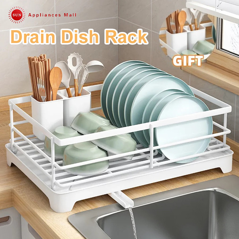 Kitchen drain bowl rack Stainless steel kitchen utensil storage rack ...