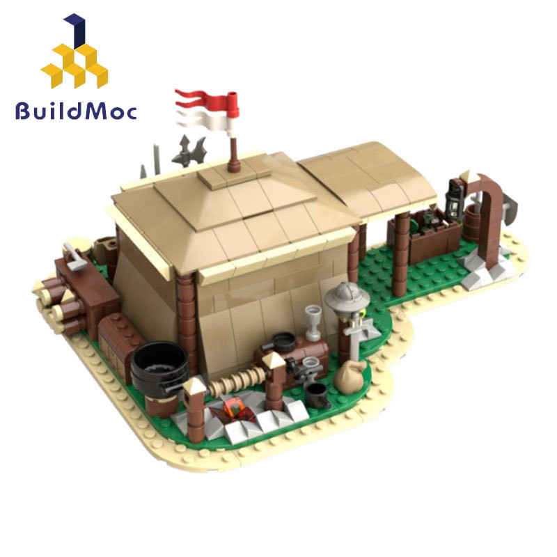 Knight tent model Creative Building Blocks Assembly educational Toys ...