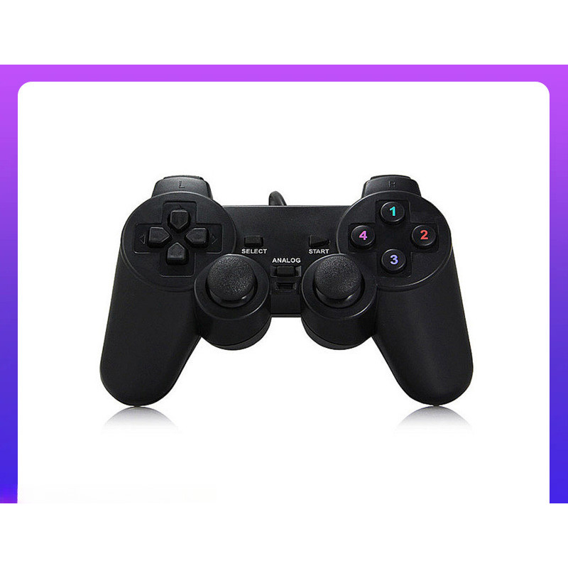 Usb Gamepad PS2 Appearance Singles Wired PC Arcade Joystick Controller ...