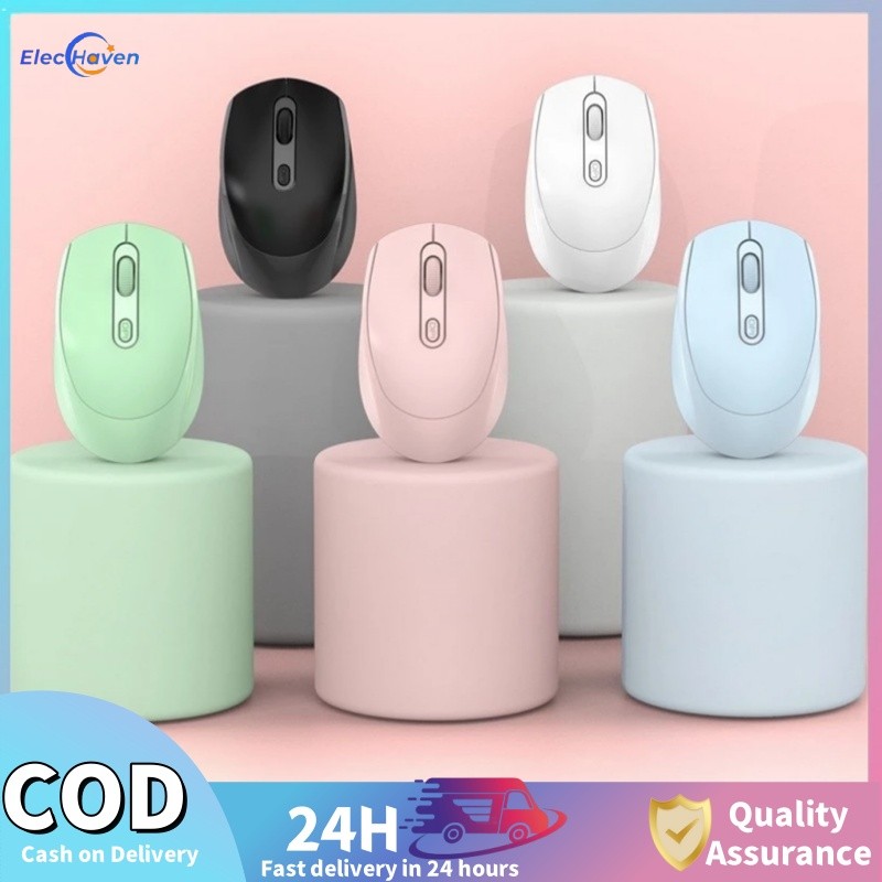 USB Rechargeable Wireless Mouse Type C 2.4GHz Bluetooth 5.2 Silent Click Laptop Mouse Three ...