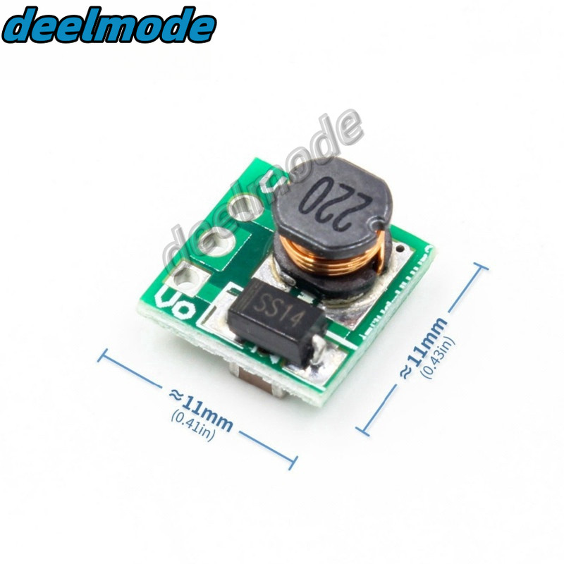 DC 0.9V-5V To 5V or DC 0.8V-3.3V To 3.3V DC-DC Step-Up Power Module Voltage Boost Converter ...