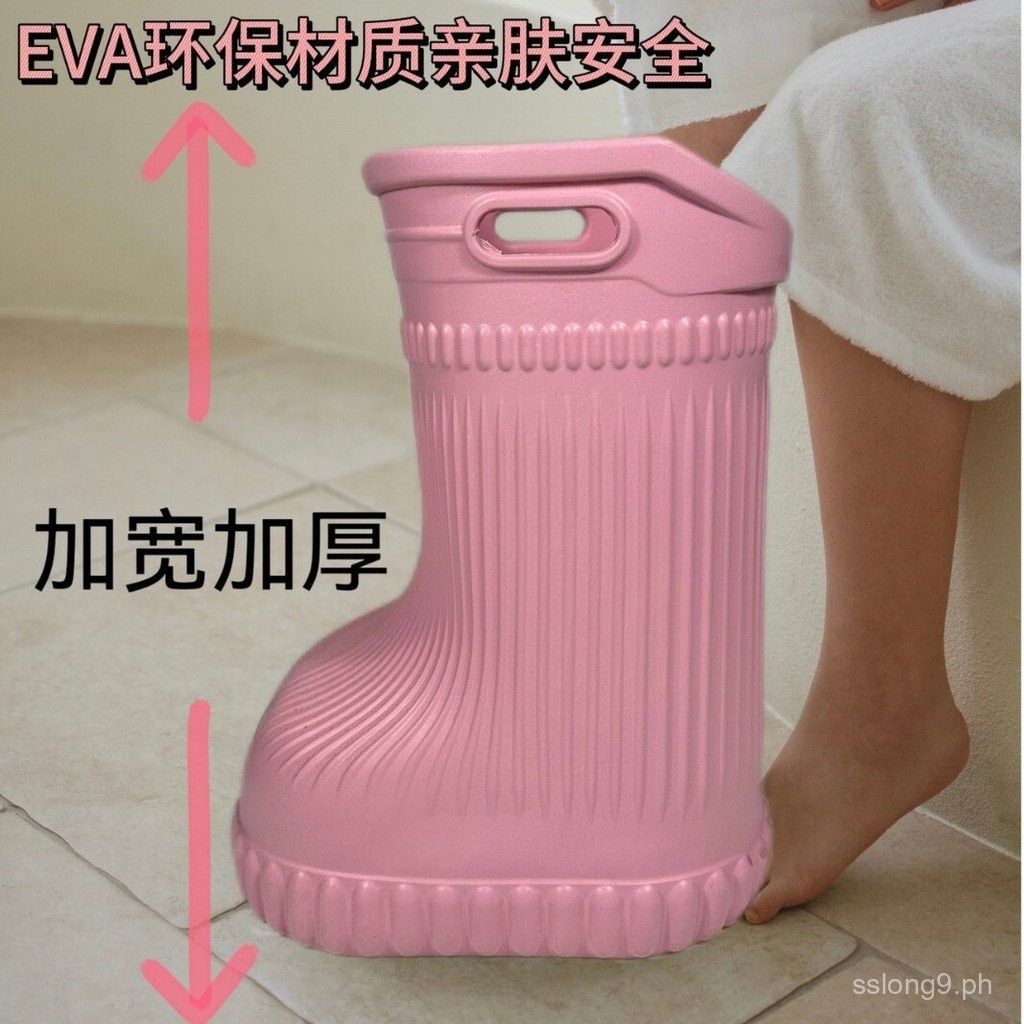 EVA Foot Soak Tub Home Use Foot Bath Tub Calf Massage Deep Foot Bath ...