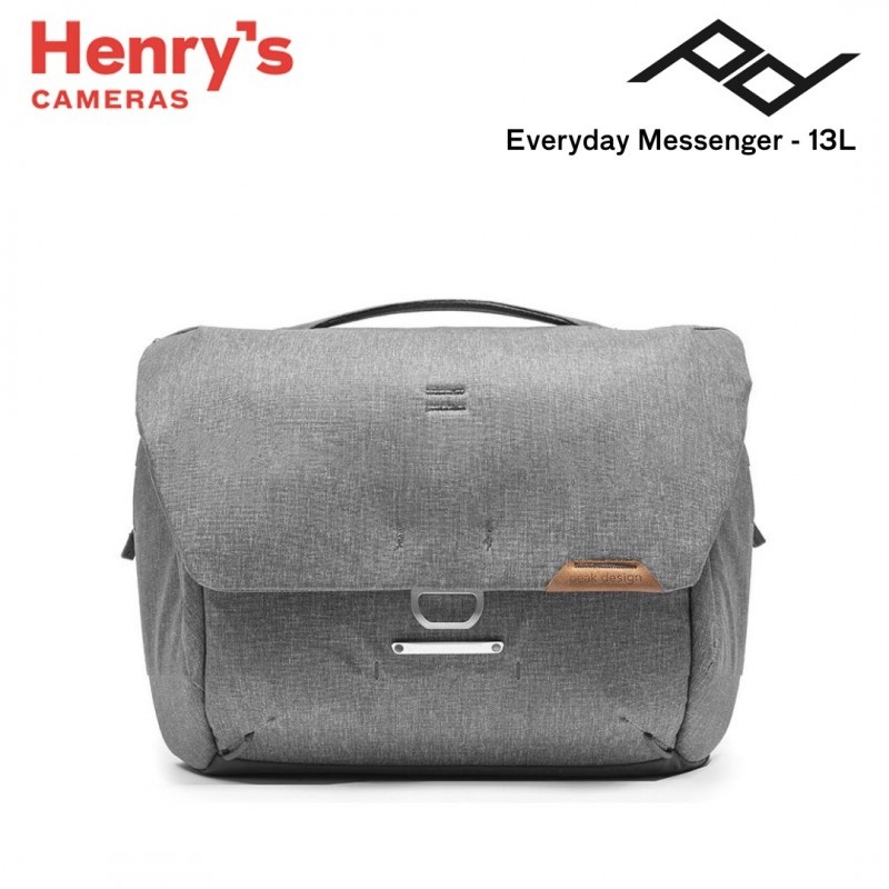 PEAK DESIGN EVERYDAY MESSENGER Camera Bag 13L - ASH - Henry's Cameras ...