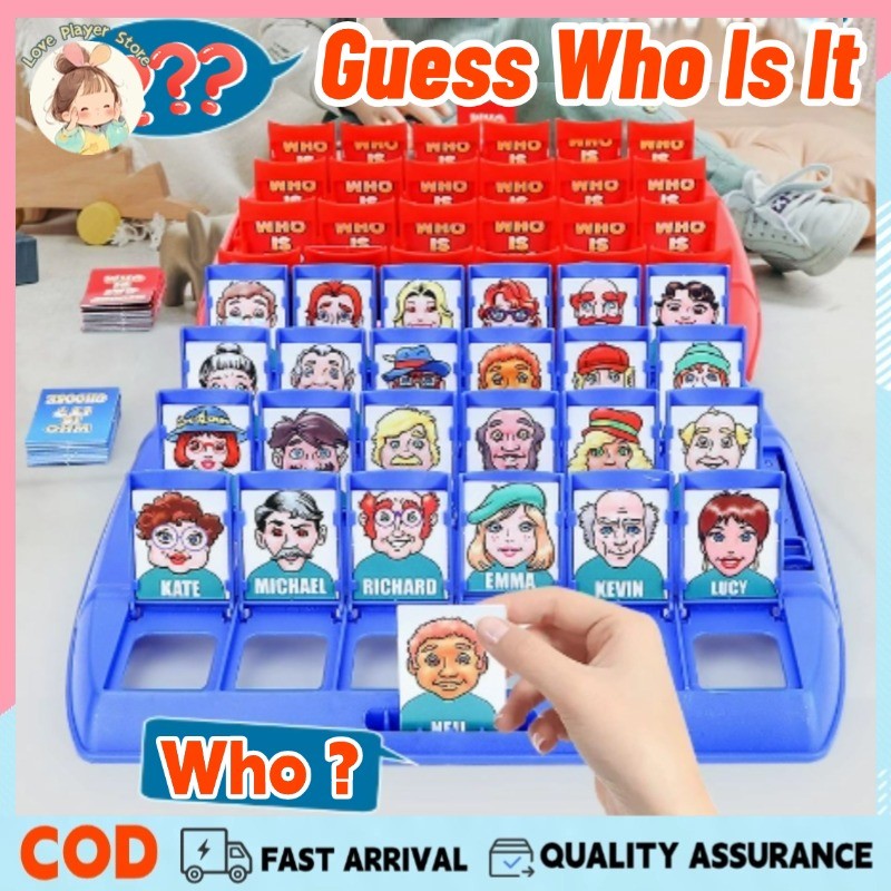 Guess Who Is It Board Game Role Logical Reasoning Family Guessing ...