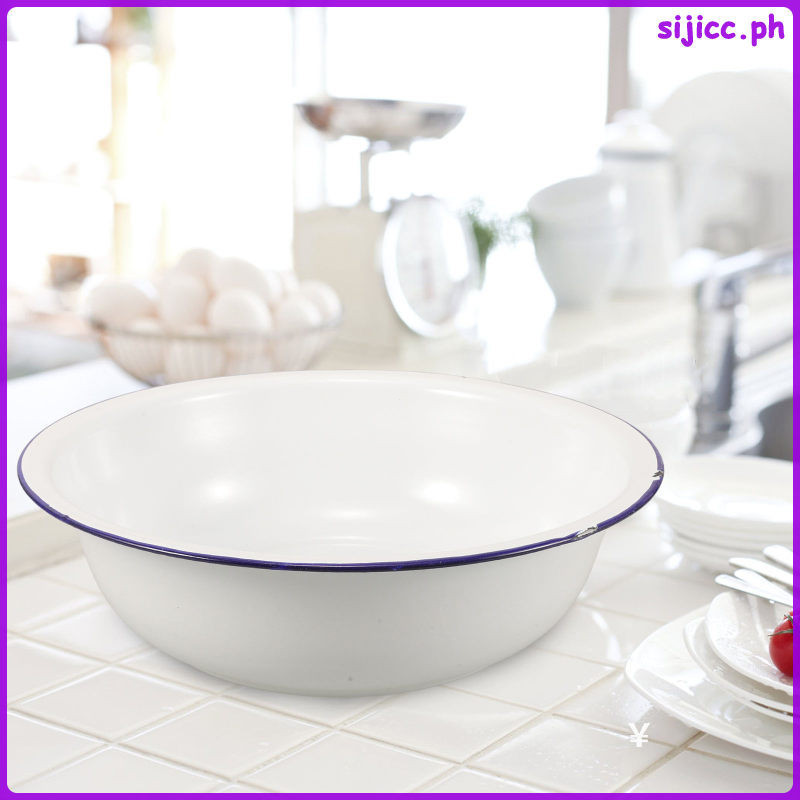 Enamel Foot Wash Basins, Old Fashioned Footbath Retro Foot Soak Basin ...