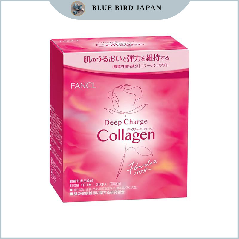 FANCL Deep Charge Collagen Powder 30-day supply (3.4g x 30 packets ...