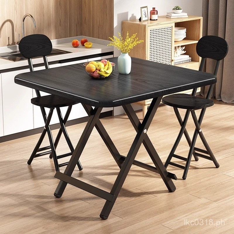 Small Apartment Dining Table Square Folding Table Simple Portable ...