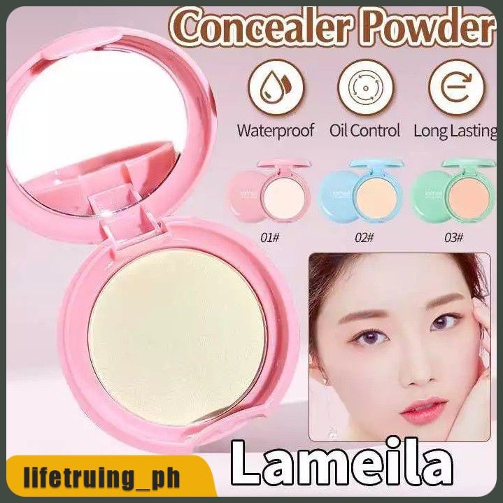 【buy 1 Take 1】lameila Oil Control Pressed Powder Matte Waterproof ...