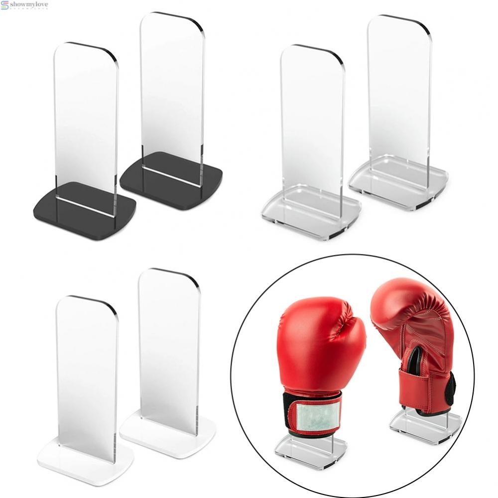 Boxing Gloves Storage Rack Acrylic Holders Set of 2 for Organizing Gear ...