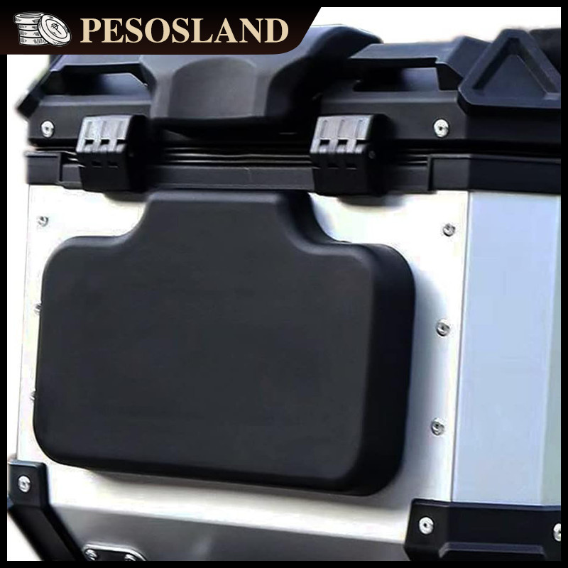 Motorycle Alloy Box Backrest Pad Motorcycle Rear Top Case Box Luggage ...