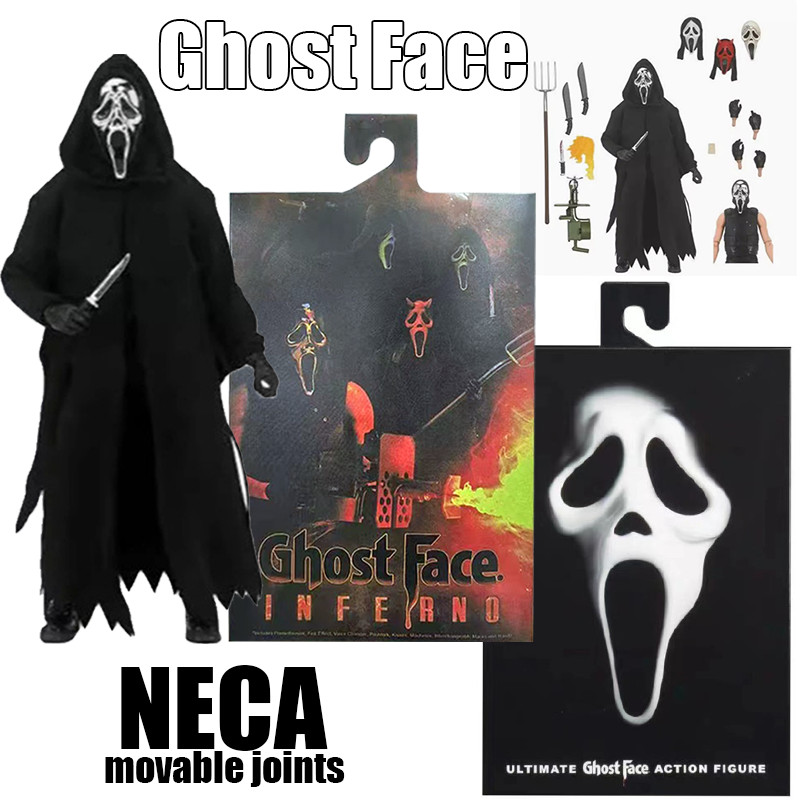 Scream Action Figure Ghost Face Inferno NECA Movable Joints Model Toys ...