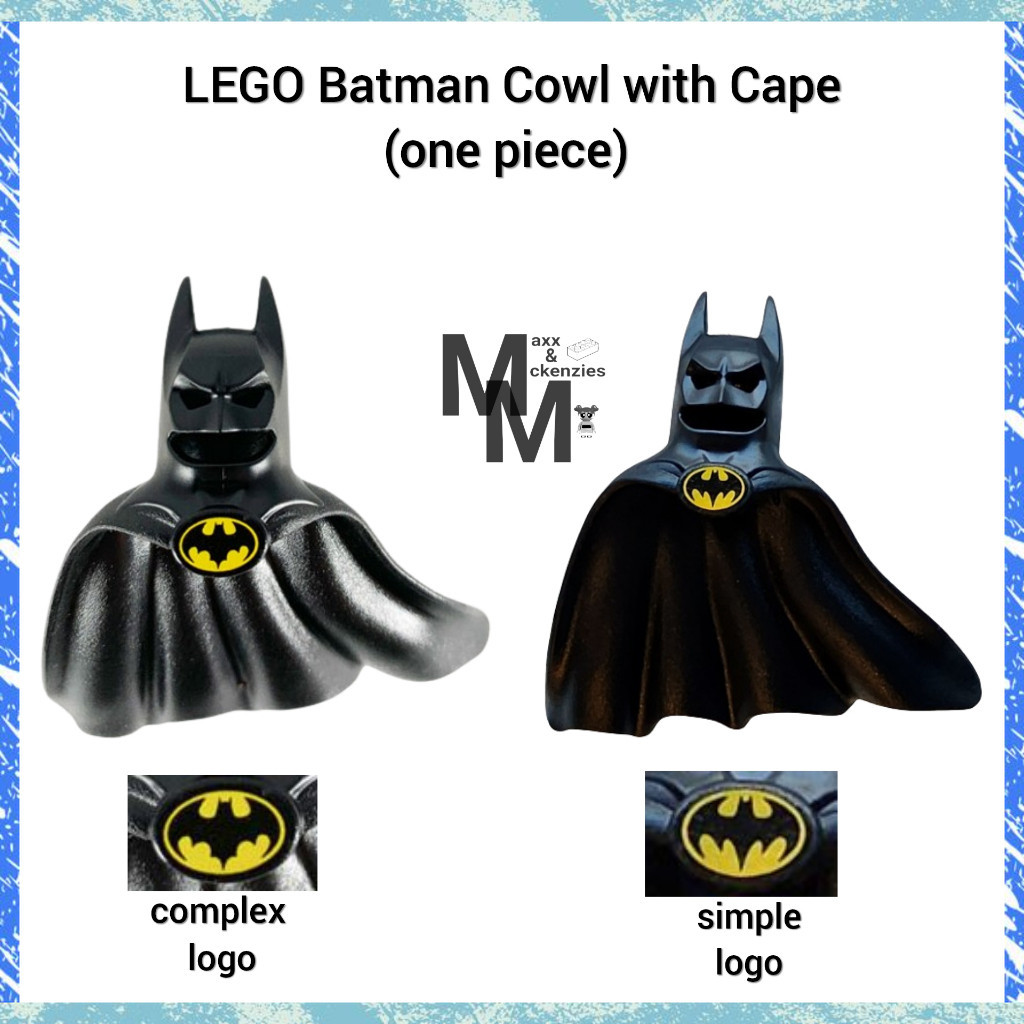 Batman Cowl with Sweeping Cape (51008) LEGO Minifigure Headgear ...