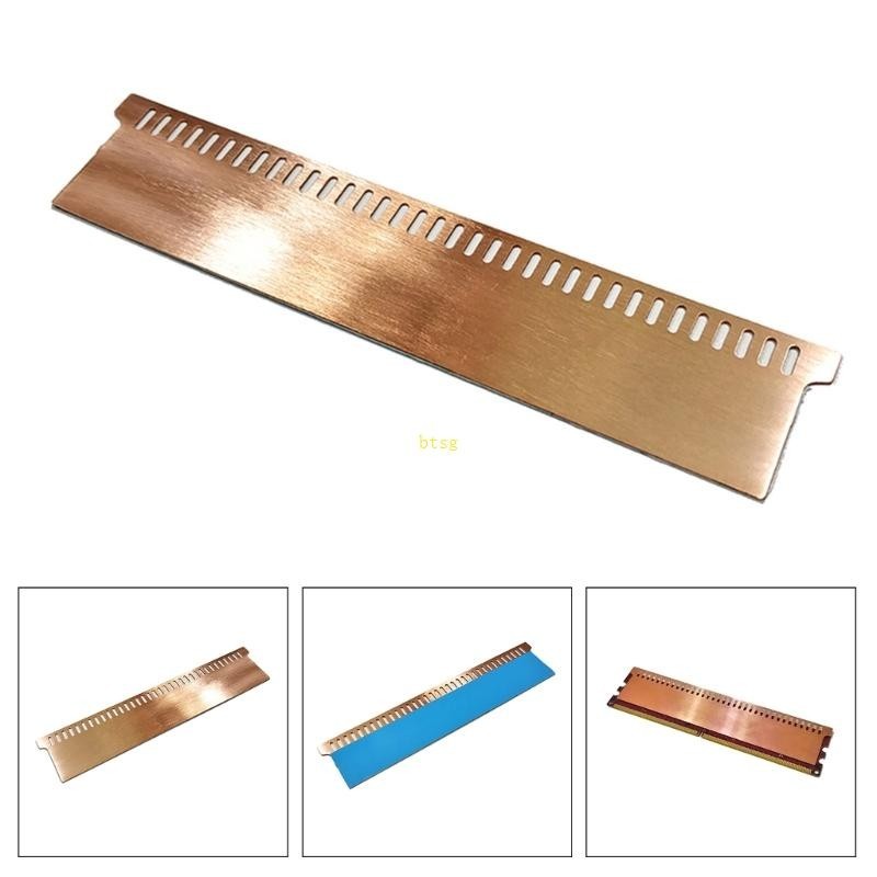 BT Pure Copper Memory Cooler Laptop Cooling Vest Heat Sink Heat Dissipation Pad for DIY PC DDR1 ...