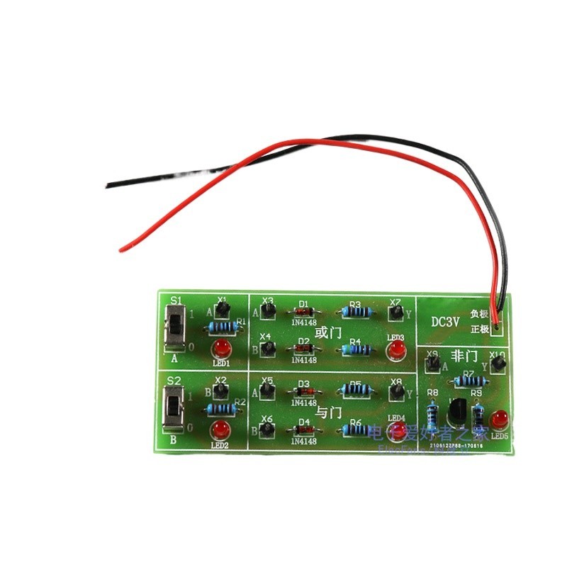 ஐ(Parts) Discrete Component Gate Circuit Kit AND Gate OR Gate NOT Gate ...